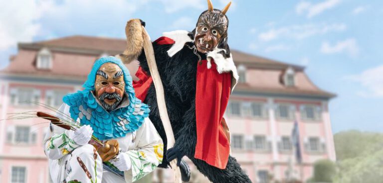 Dauchinger Teufel und Wetti-Butzer zieren Fürstenberg-Fasnetsbier